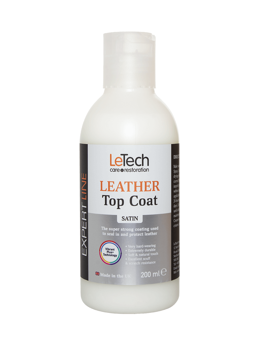 LeTech Expert Line Сатиновый лак для кожи Leather Top Coat Satin 200мл