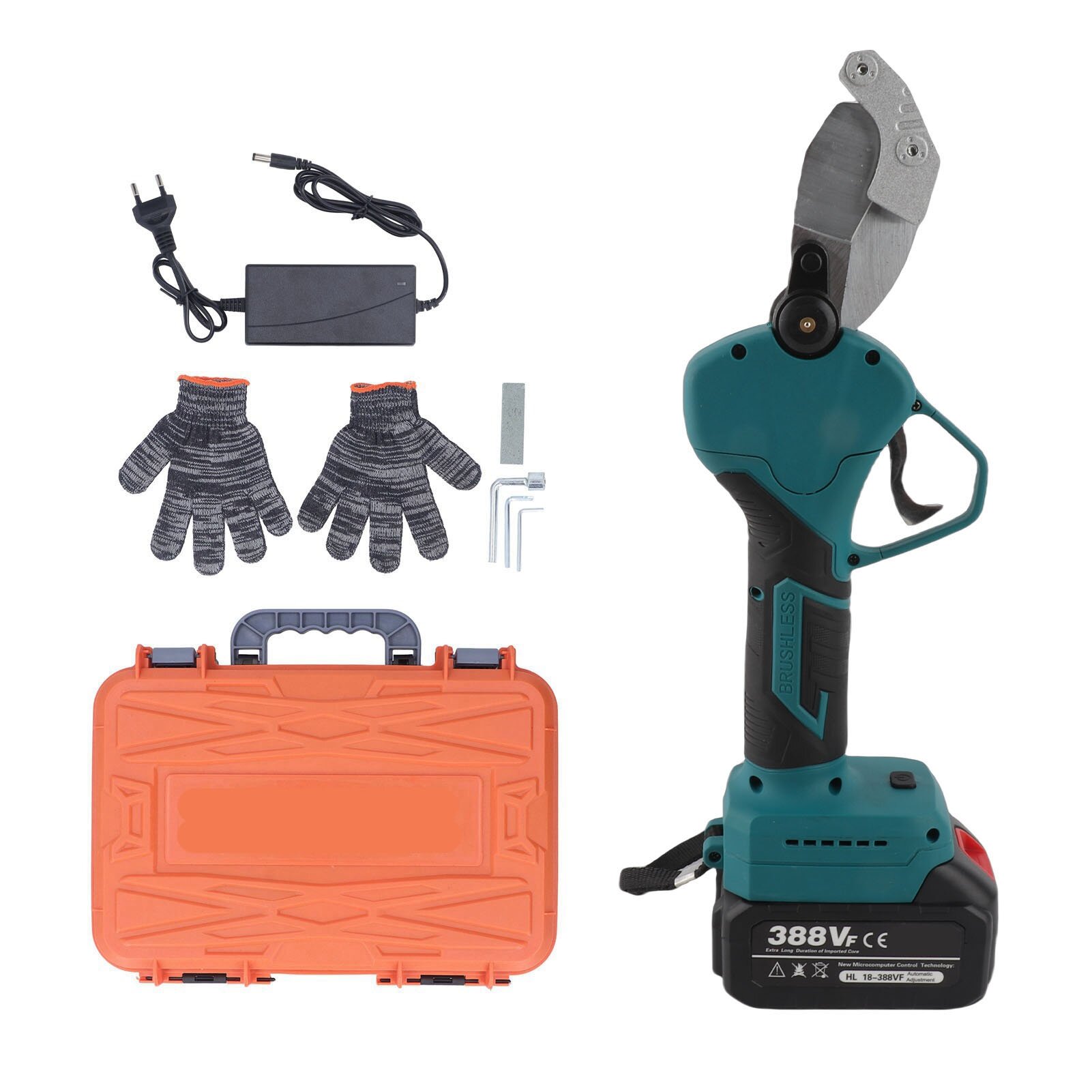 Электроножницы для пластиковых труб 25-40мм, 1800-2200RPM, 100-240V, EU Plug