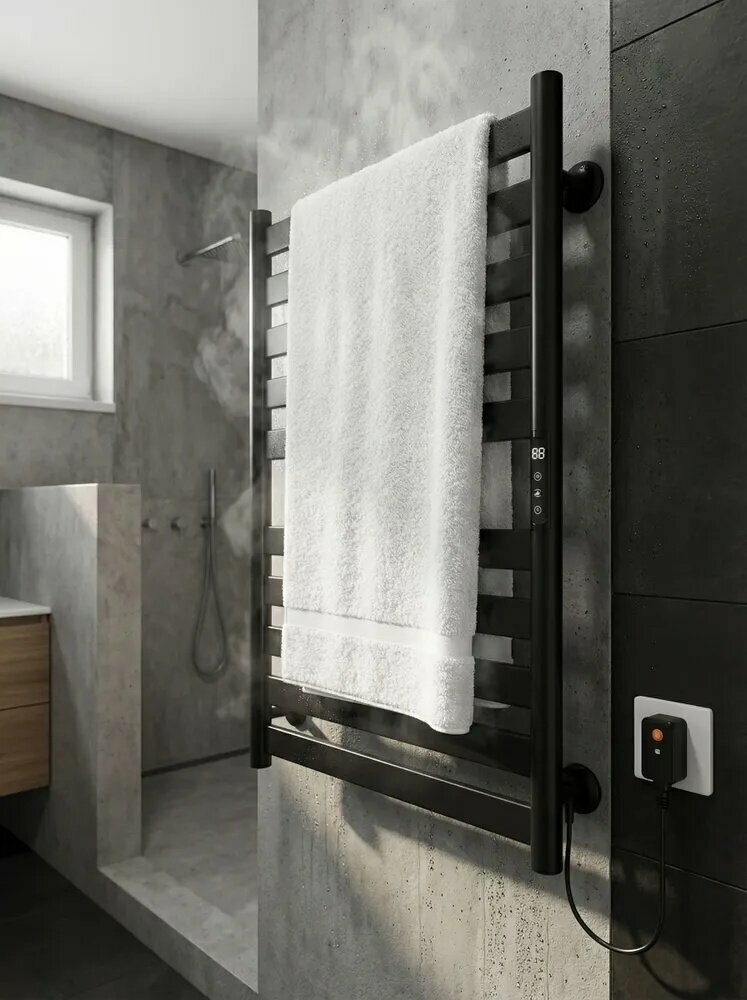 НИЗ Полотенцесушитель Электрический 500мм 700мм форма Лесенка