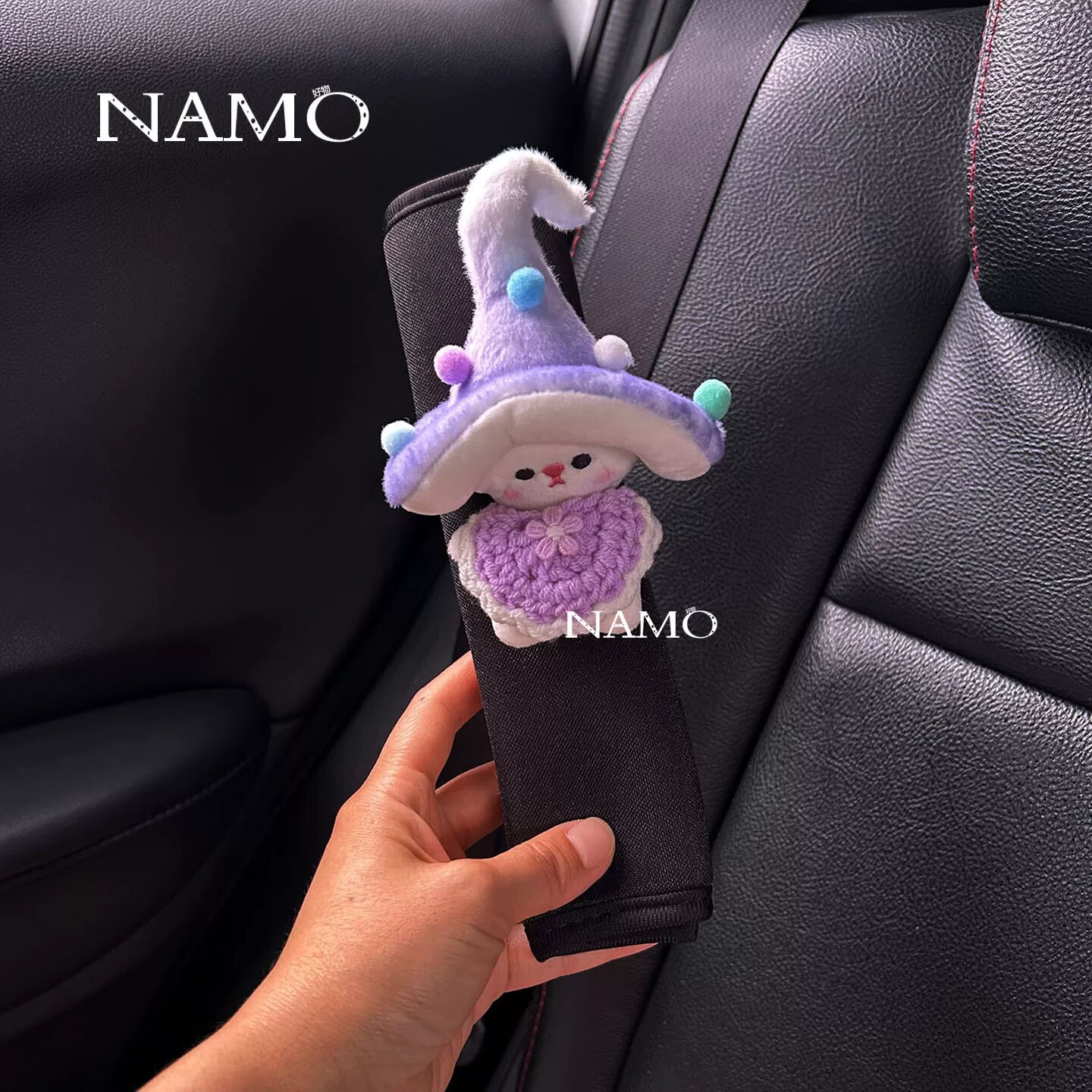 Мягкий улучшенный вручную сшитый защитный чехол для ремня безопасности, предотвращает перекручивание, подходит для всех