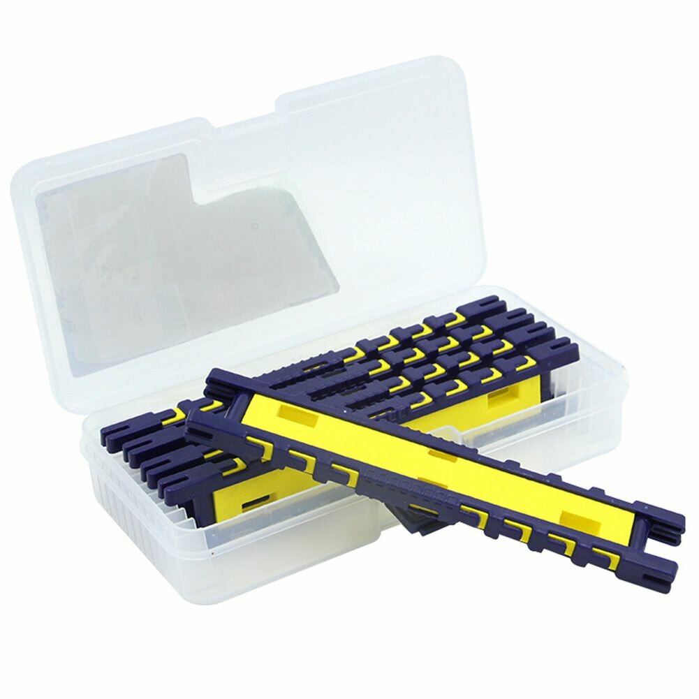 Бокс для хранения поводков с EVA досками, толстая пена, глубокие пазы, 185x105 мм