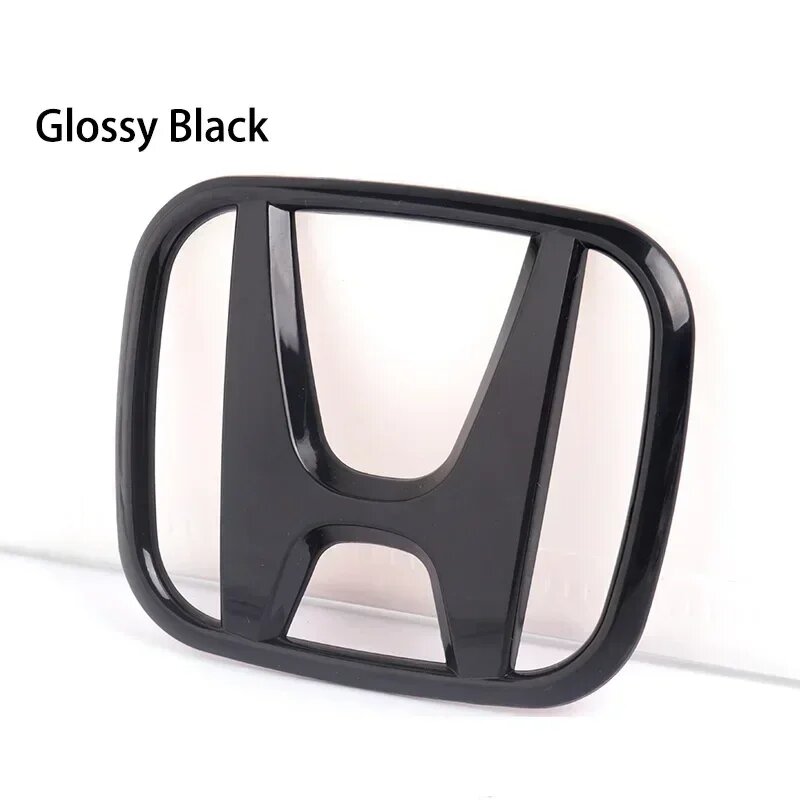 Эмблема-наклейка на решетку радиатора Honda (передняя/задняя) для CR-V, Glossy Black, 84mm x 71mm