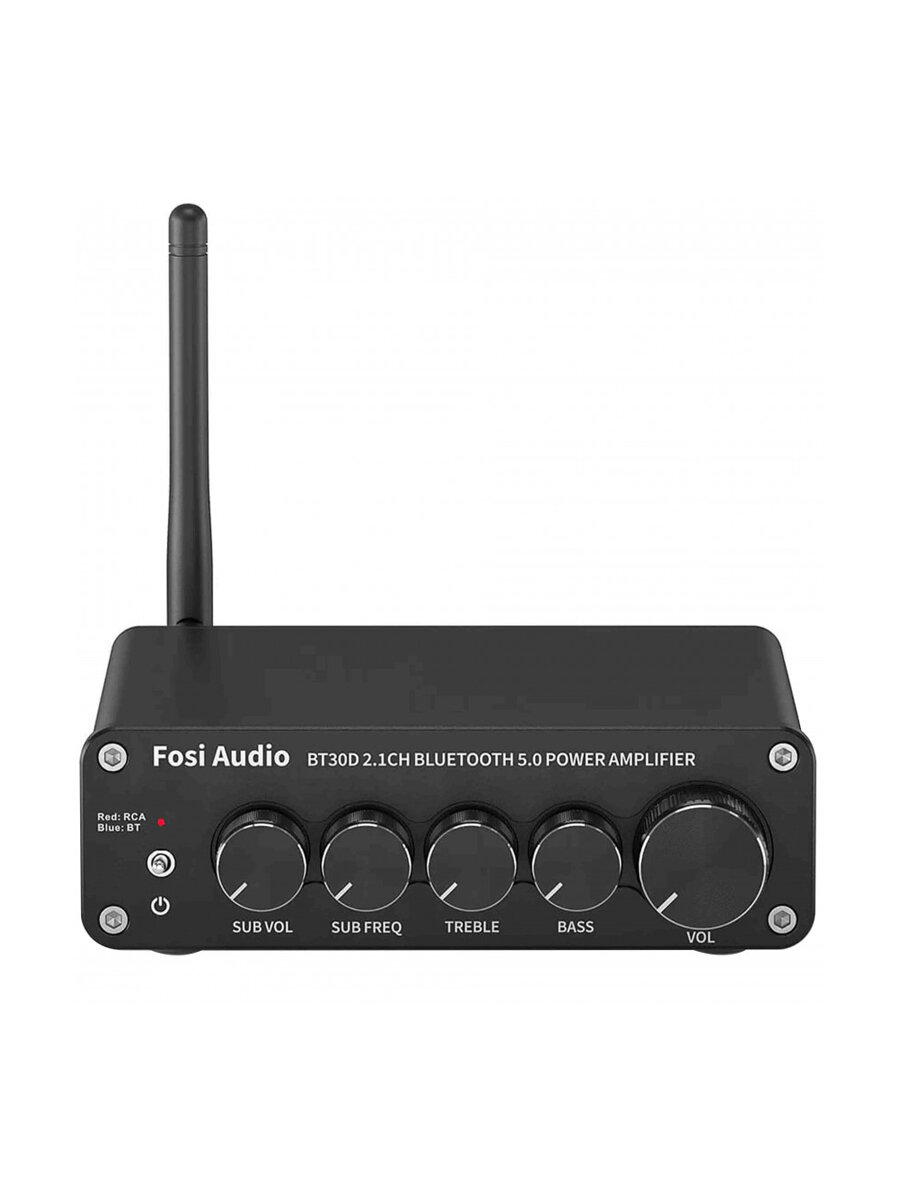 Fosi Audio BT30D, серый, стацианарный усилитель и ЦАП