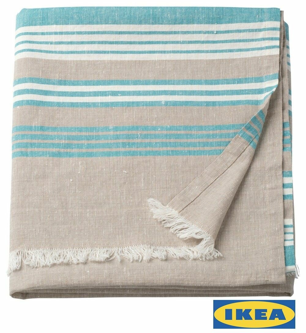 Плед таллавмал икеа (TALLAVMAL IKEA), 130x170 см, бежевый