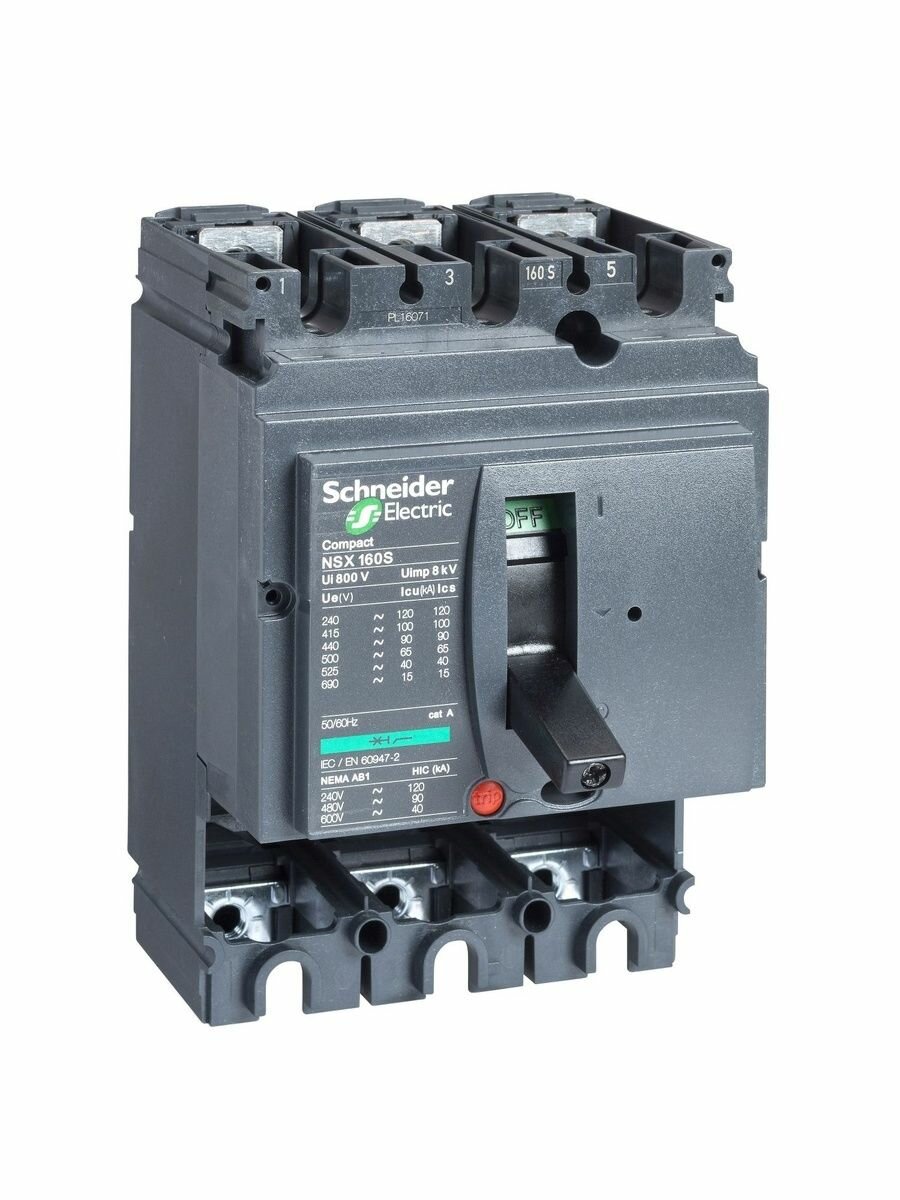 Schneider Electric Compact 3P NSX160H Коммутационный блок LV430404