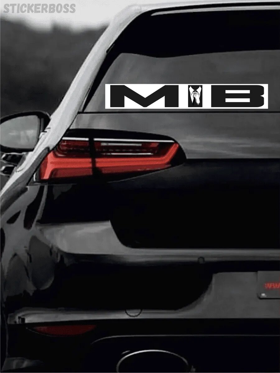 Наклейка на авто MIB 40 см