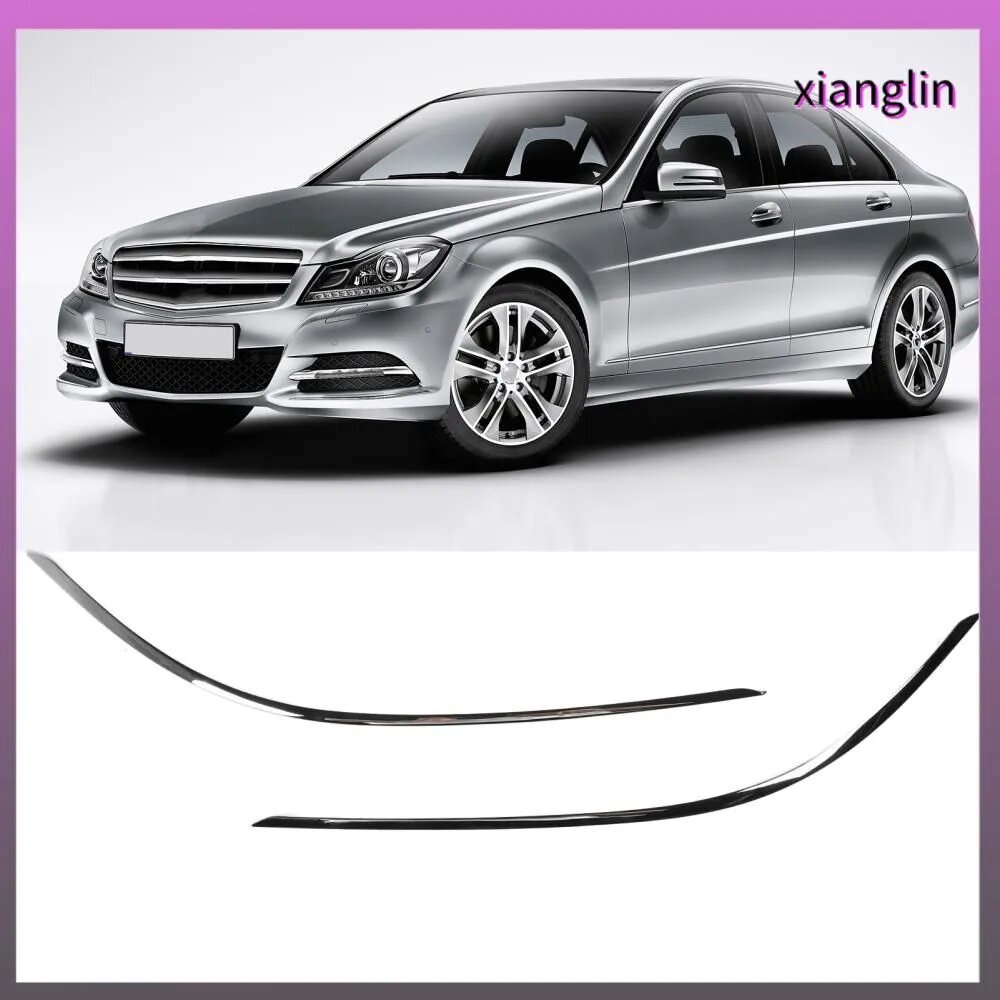 Молдинг для автомобиля для Benz C‑Class W204 Standard Facelift 2011–2014 годов, хром, пластик