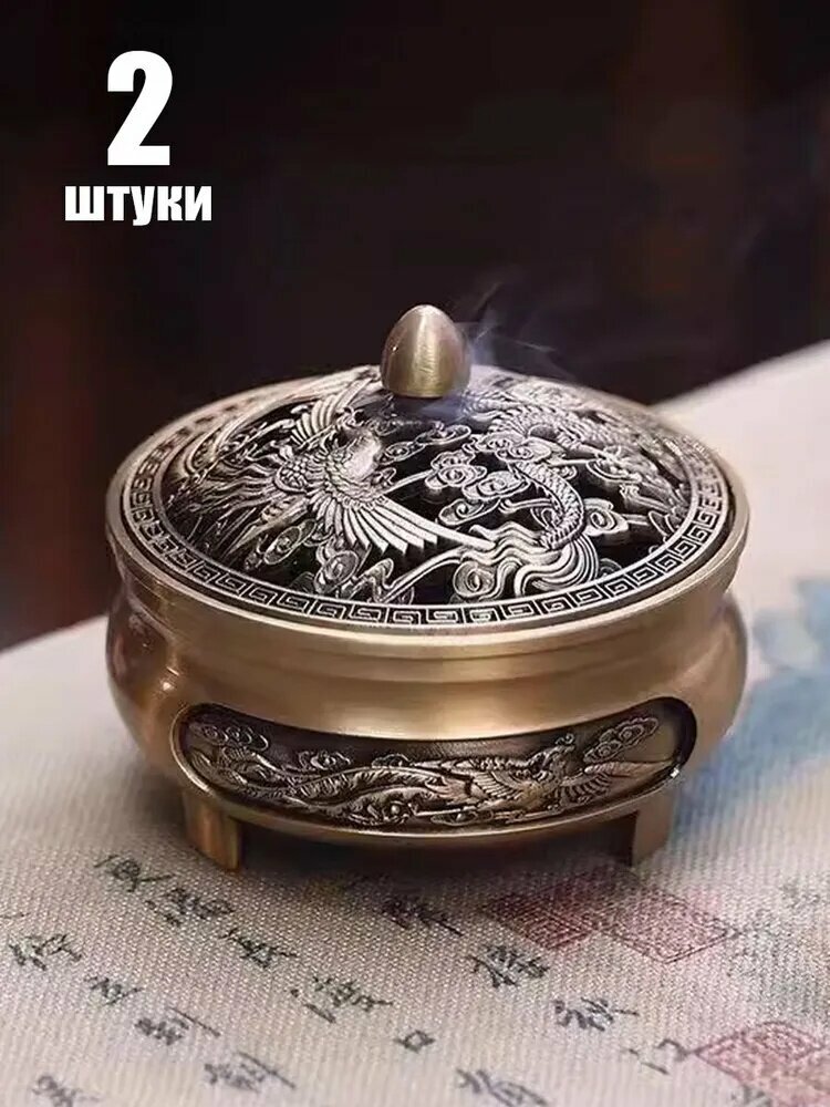 Фигурка декоративная qing tong, высота 3 см, длина 4 см