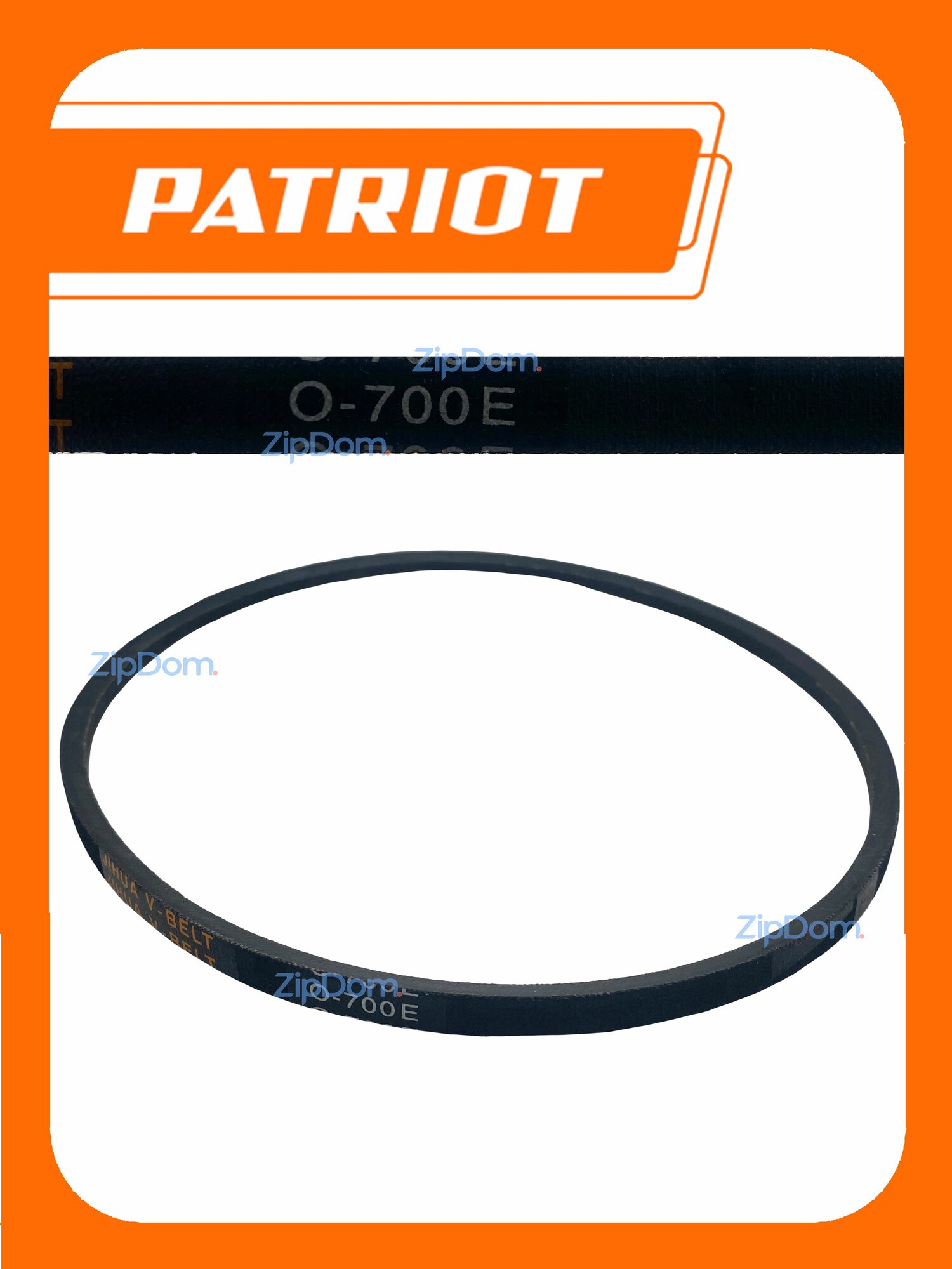Ремень О-700Е для газонокосилки бензиновой PATRIOT PT 464S (512109464) EAN8-21003189 2024 поз. F04-39 PT 464S (R) 2024 005513417