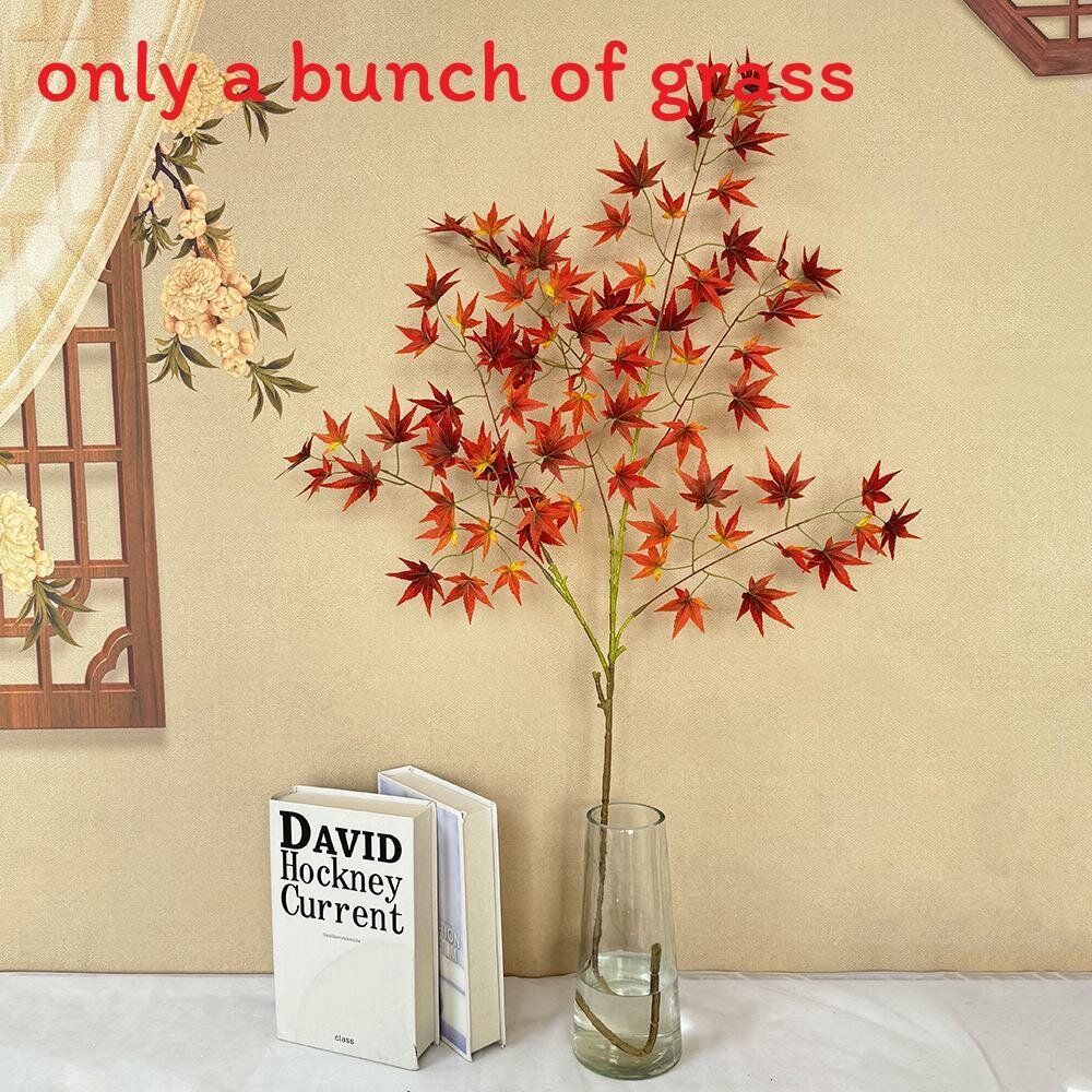 Outdoorgrade maple leaf tree for home interior and event setup, orange