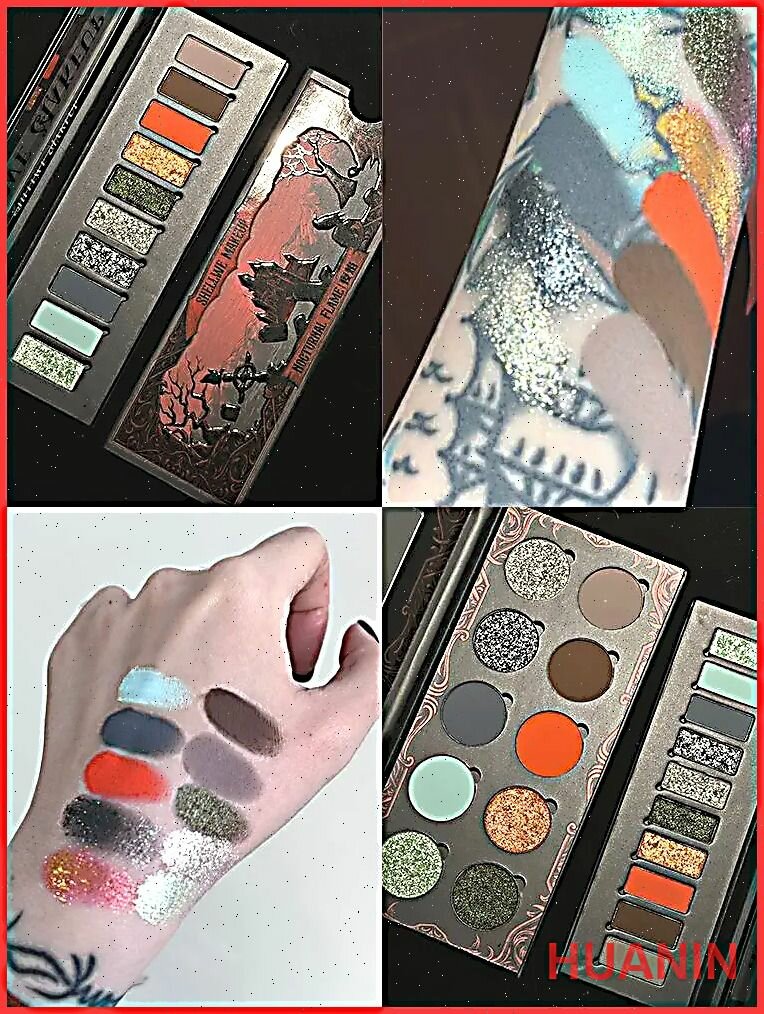 Палитра теней для век SHELLWE MAKEUP , 5g -Mini Size Nocturnal Flame