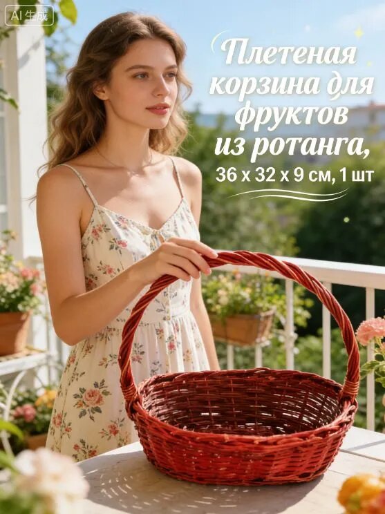 Корзина для хранения длина 37 см, ширина 9 см, высота 31.1 см.