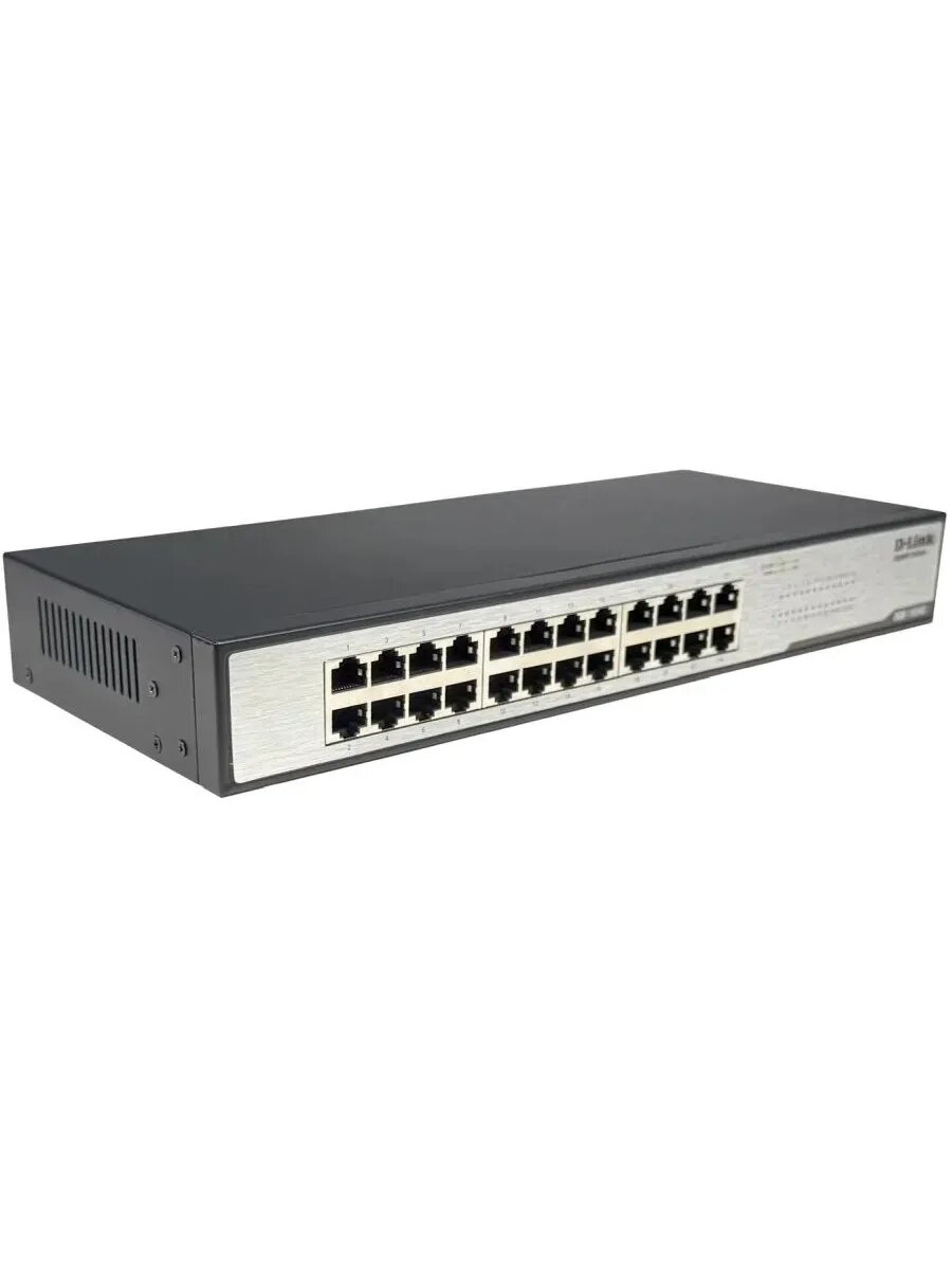 Коммутатор D-Link DGS-1024C/F6/E, с 24 портами, 10/100/1000Base-T, до 1 Гбит/с, 512 КБ, IEEE 802.3az