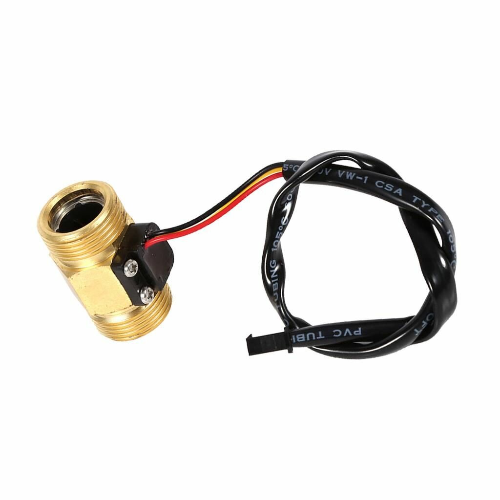 Датчик потока воды G3/4, медный, с эффектом Холла, для жидкой воды, счетчик расхода, 2-45 л/мин, 1.75 МПа, DN20