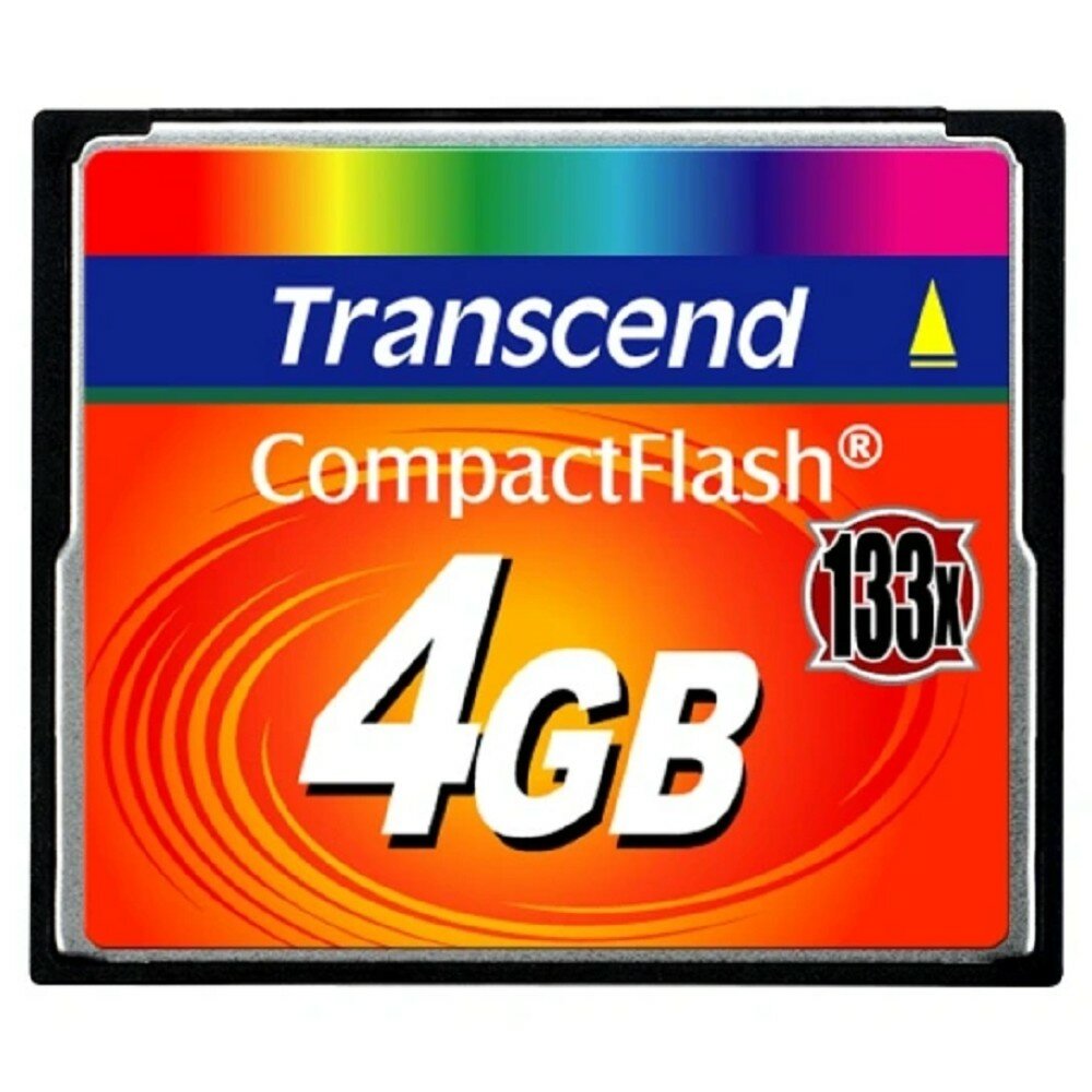 Карта памяти Transcend TS4GCF133 133x CompactFlash Card 4 ГБ