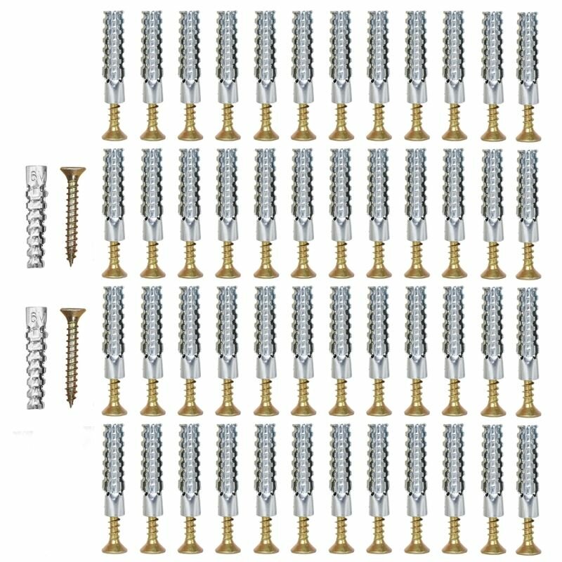 (50 шт.) Металлические дюбель-гвозди 6 мм