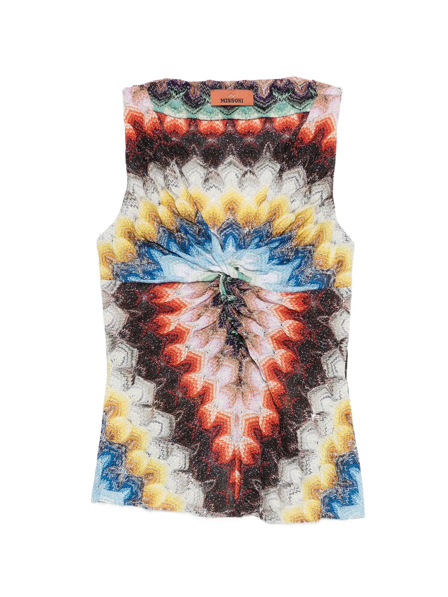 Топ Patterned twist top
