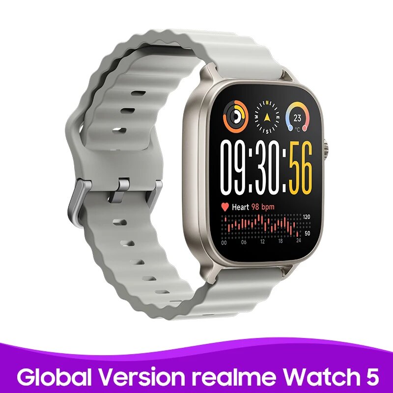 Realme Watch 5 Смарт-часы Серый, White