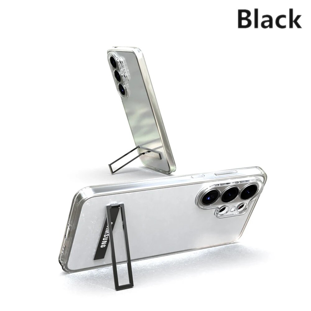 Чехол-подставка для Samsung Galaxy S26, S26 Plus, S26 Ultra, S26+, S25, S24 с Black, For S25