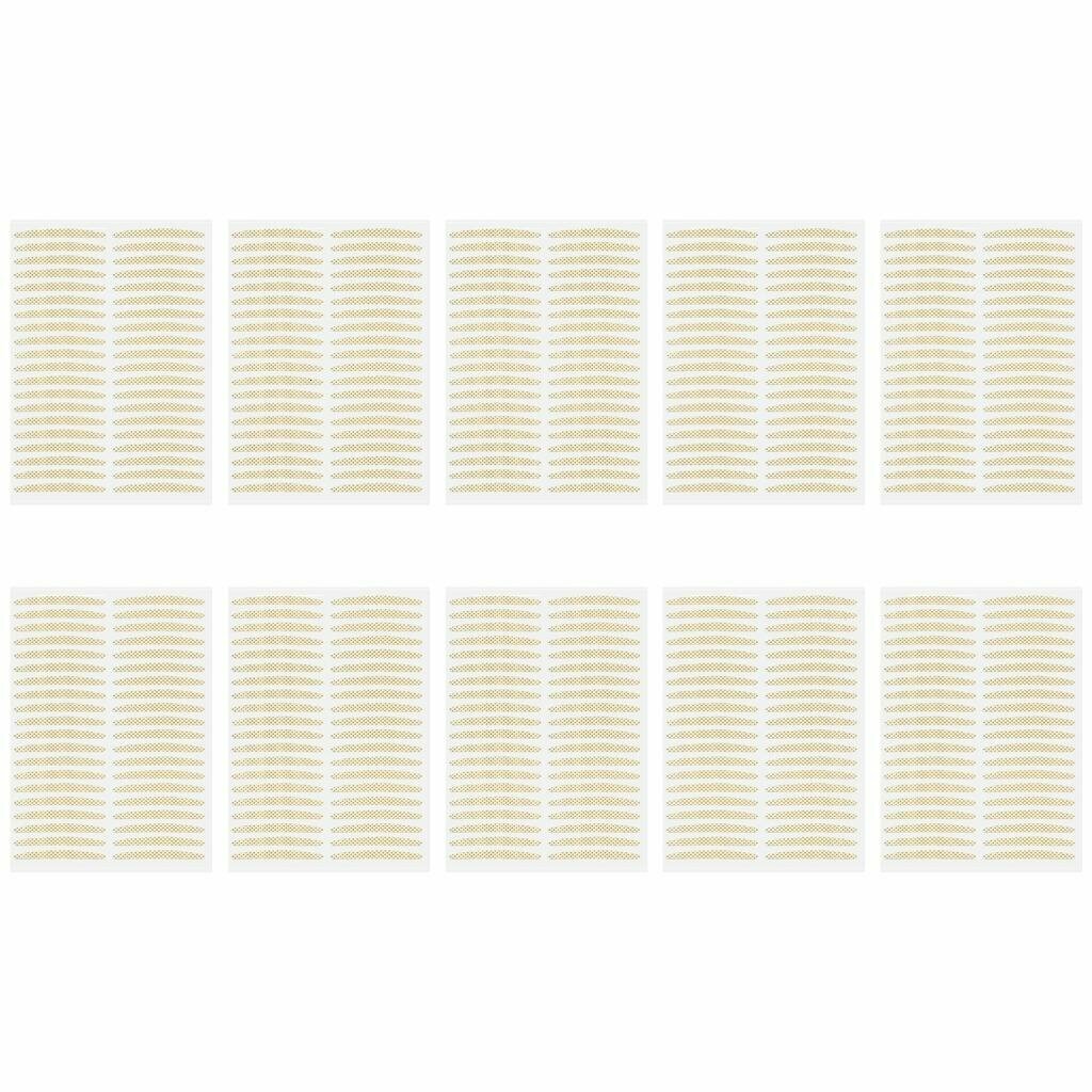 Невидимые ленты для век (10 шт.), Стройная лыжа полумесяцем