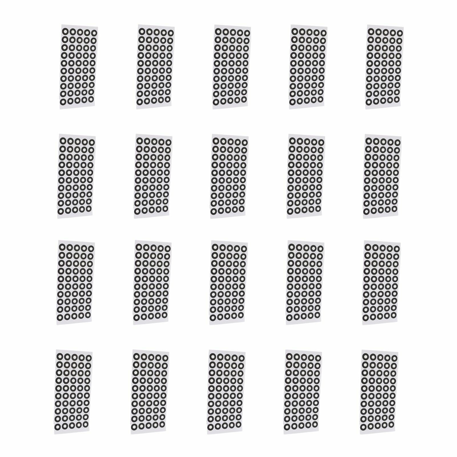 1000 матовых маркеров для 3D-сканирования (20 листов)