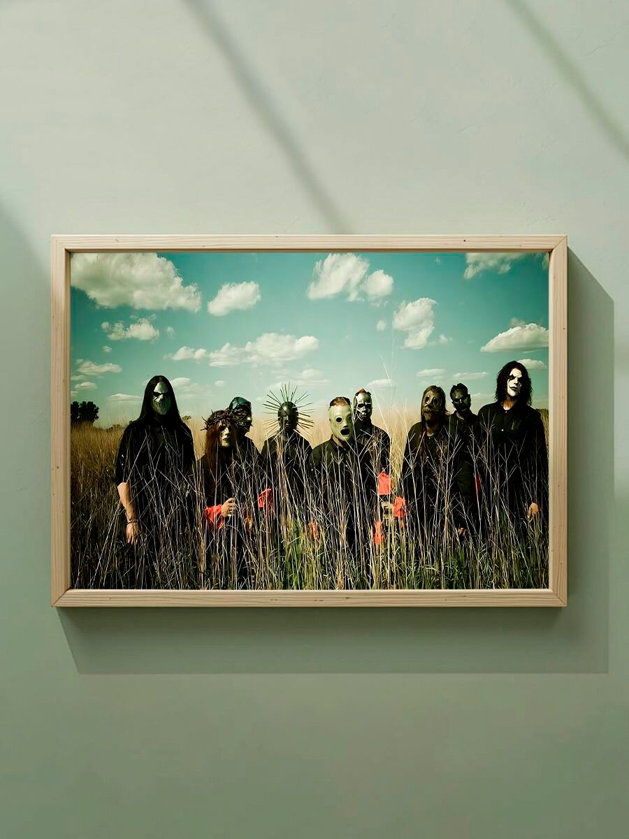 Постер, плакат на стену Slipknot Рок Группа (А3)