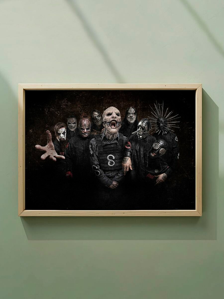 Постер, плакат на стену Slipknot Рок Группа (А3)