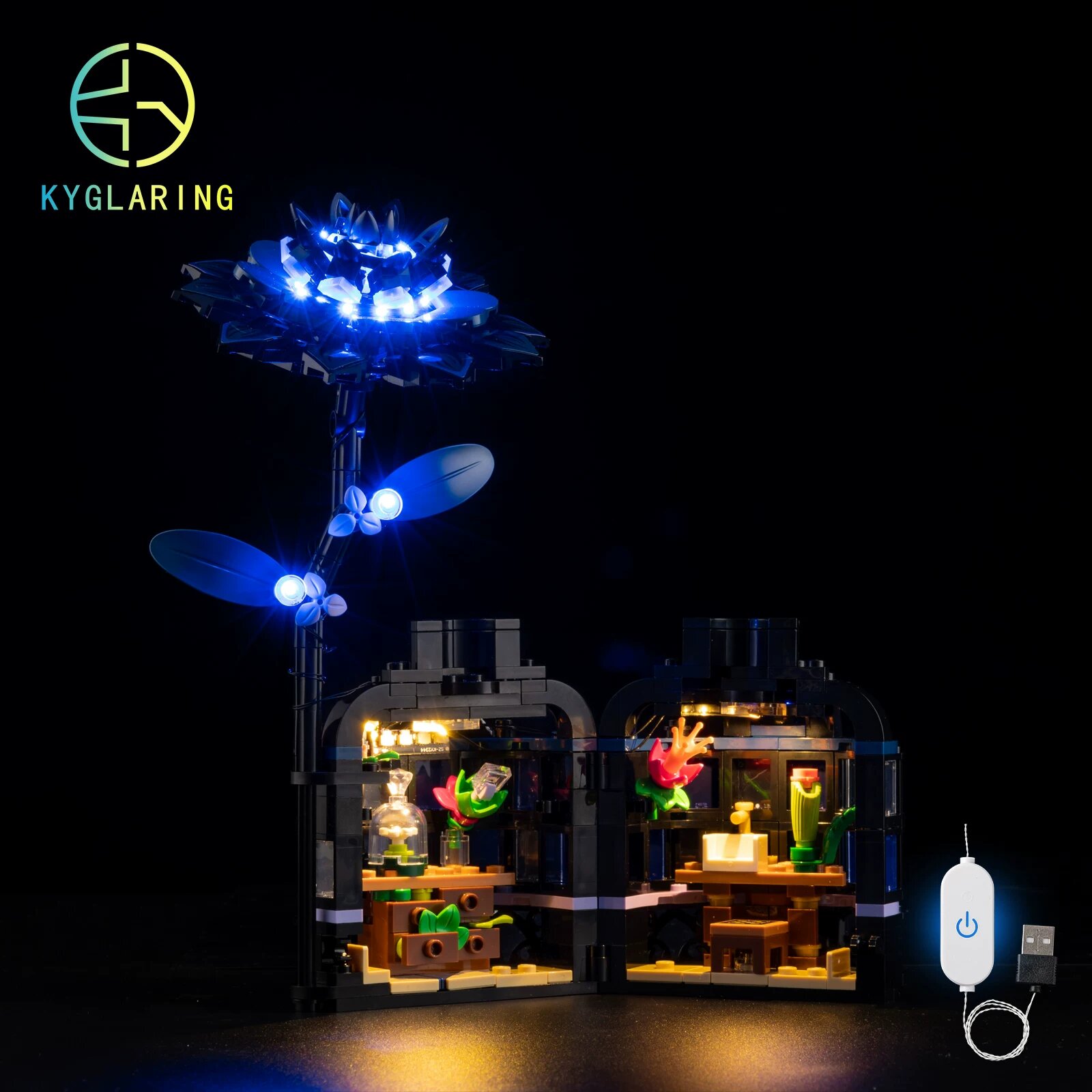 LED светильник для LEGO 76784 Черная Далия среды с сенсорным управлением для конструктора