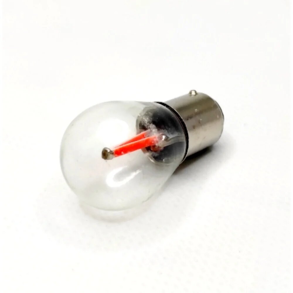 Автолампа светодиодная LONGTEK PR21/5W(1157) 12-24V BAY15d Red (красный, COB), комплект 2 шт 1157-2003R