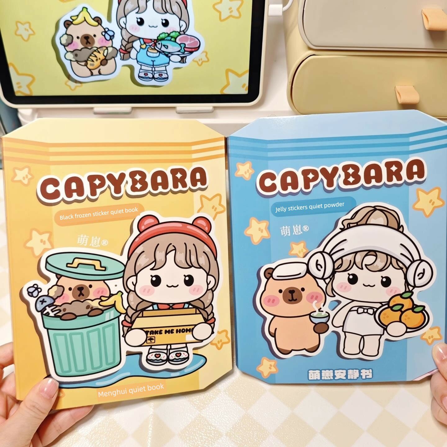Новый набор в стиле желе: 2 книги «Corner Adventure» и «Теплый источник» DIY-набор материалов