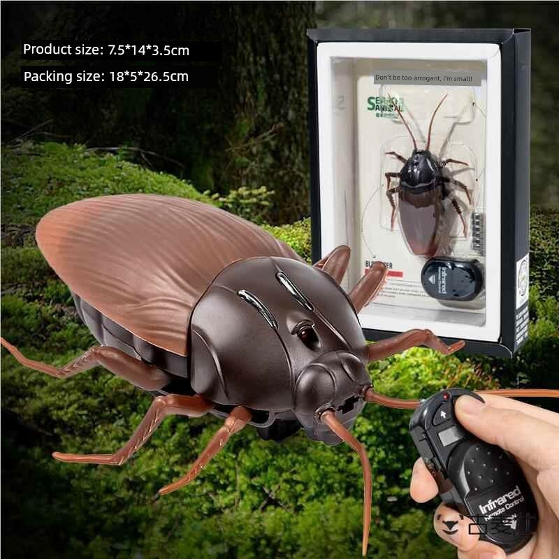 Классический пульт управления тараканом для детей, коричневый, модель 9916 с отверткой - 5см х 3см х 2см