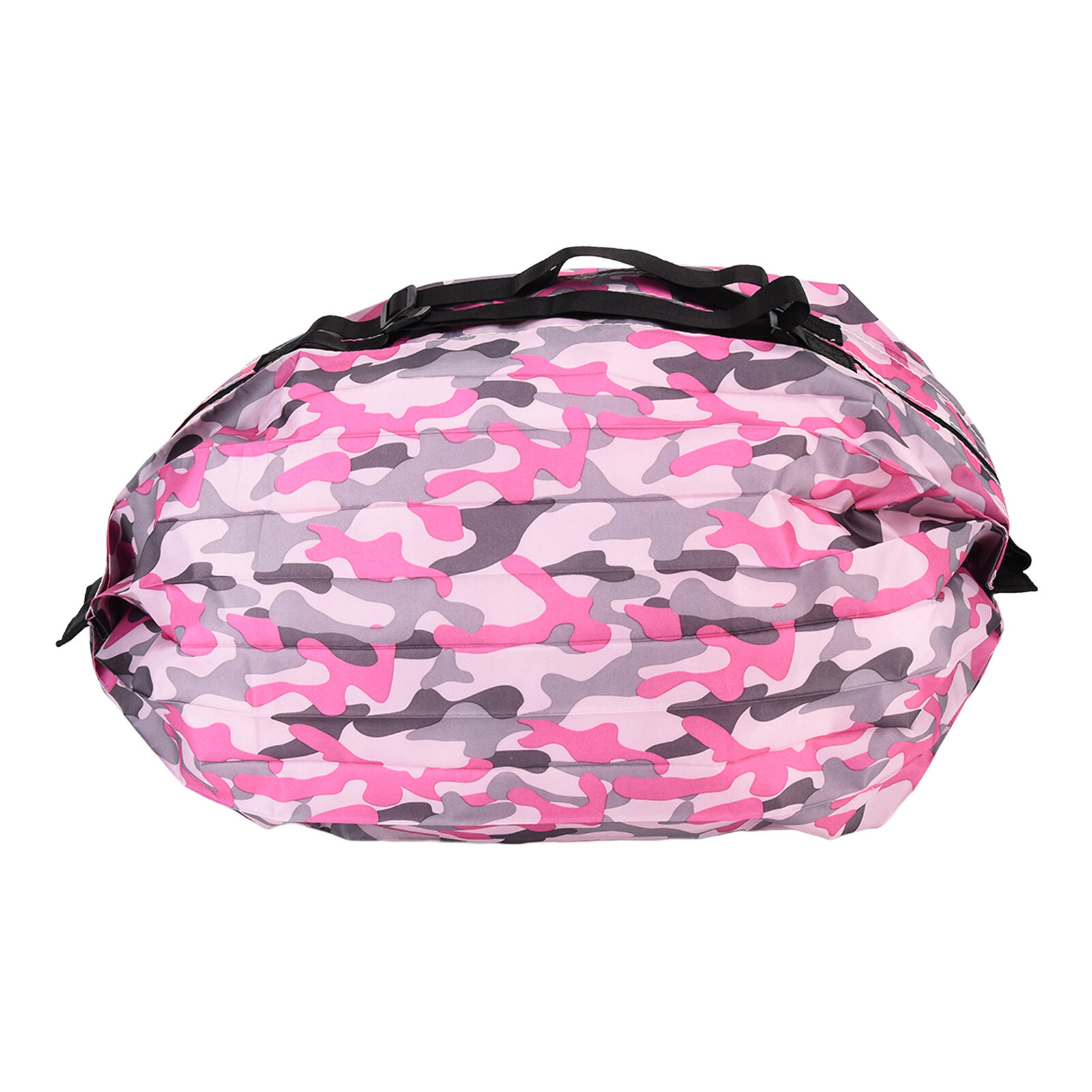 Сумка для Хранения Большой Емкости Дорожная На Одно Плечо Водонепроницаемая Хозяйственная Сумка Портативная Складная Сумка Для Хранения Розово-Красный Камуфляж