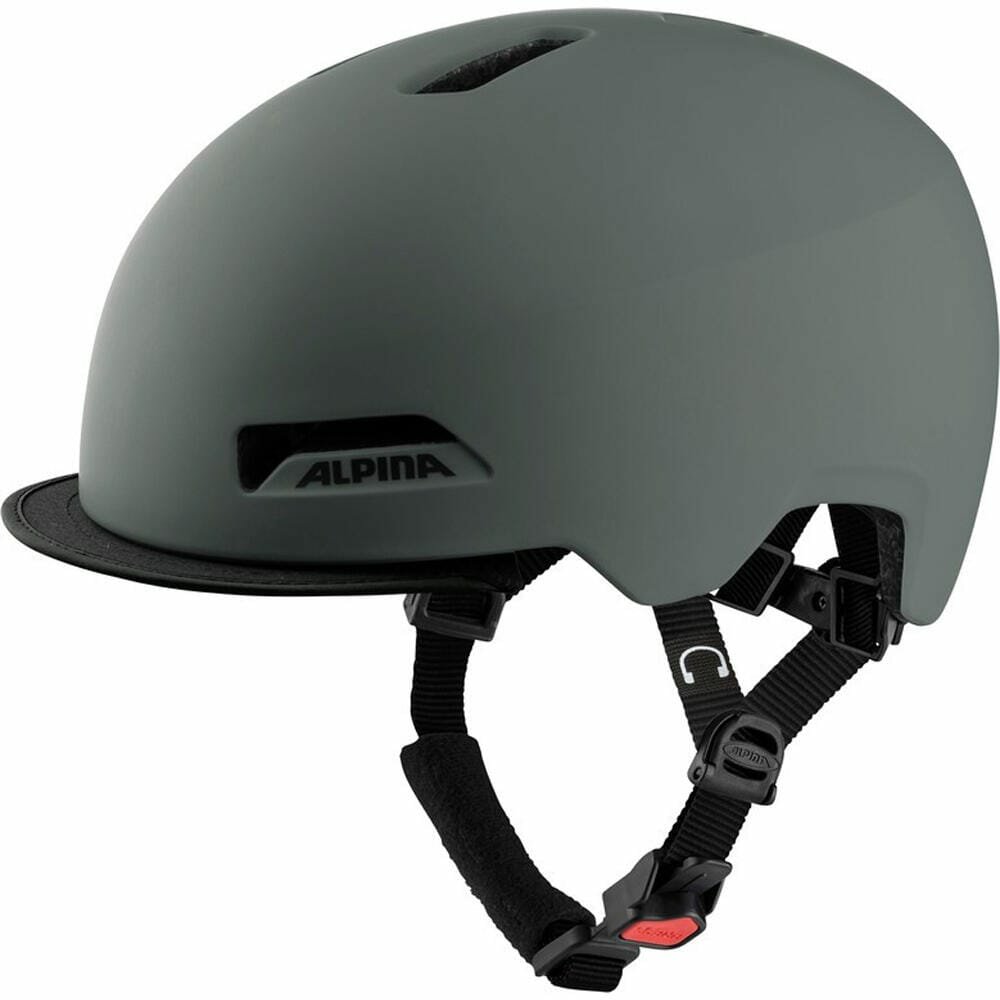 DECATHLON шлем защитный Alpina Brooklyn, серый, размер 57-61 см