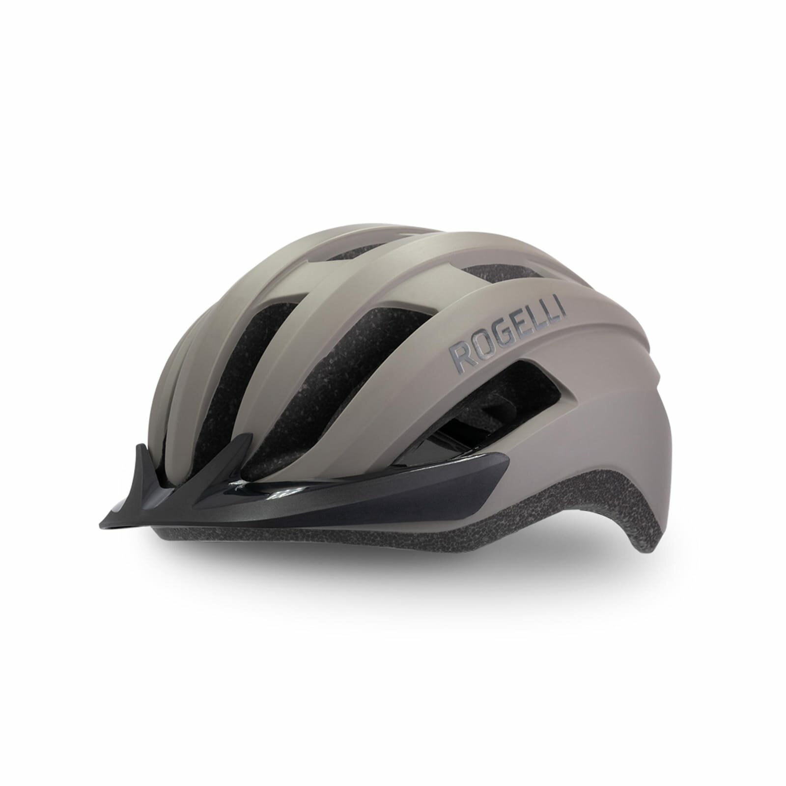 DECATHLON шлем защитный Rogelli Ferox II, темно-серый беж, размер 58-62