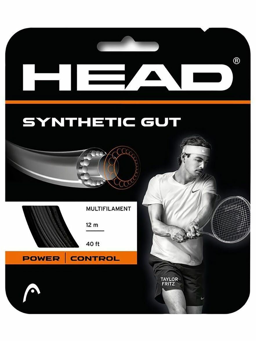 Струны Head Syn Gut 16 Tennis String Set Унисекс 281111-16BK 16BK