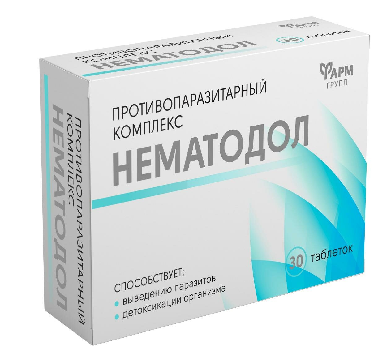 БАД Фармгрупп нематодол противопаразитарный комплекс 1,5 гфармгрупп, 30 табл