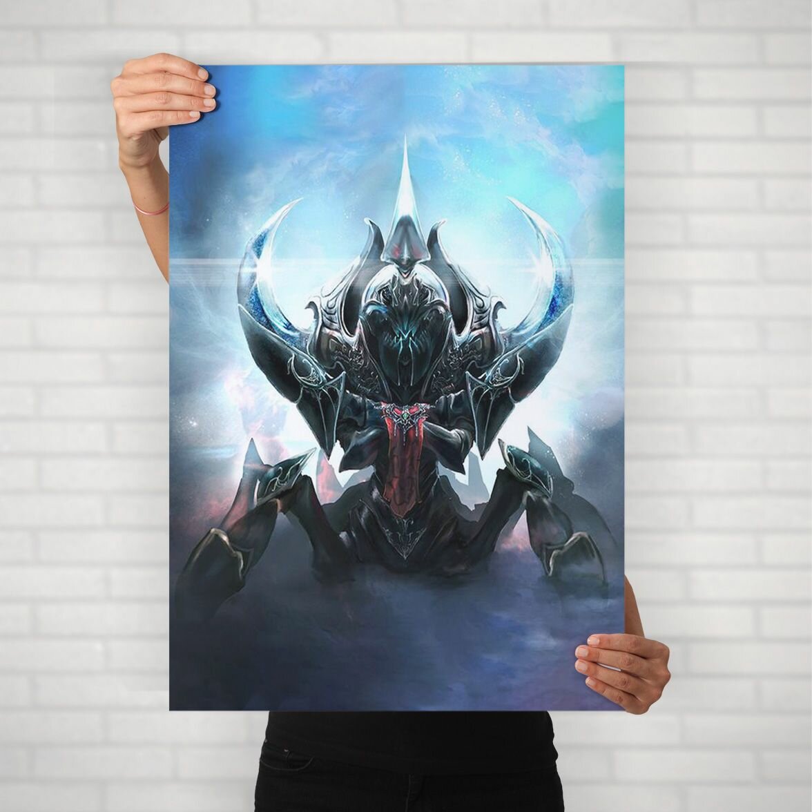 Плакат на стену для интерьера Dota 2 (Nyx Assassin 1) - Постер по игре формата A1 (60х84 см)