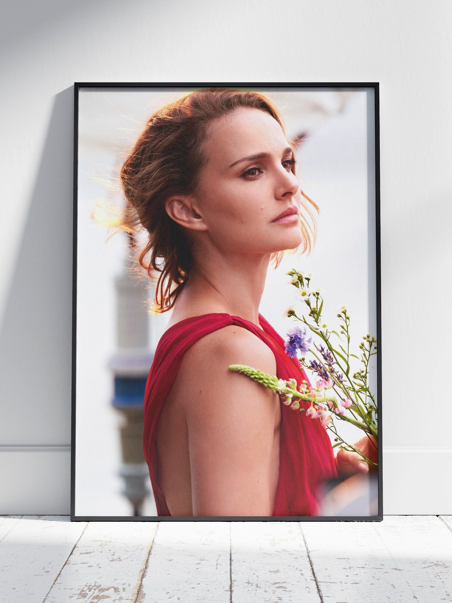 Плакат на стену для интерьера Натали Портман (Natalie Portman 29) - Постер по актеру фильма, кино, сериала формата A4 (21x30 см)