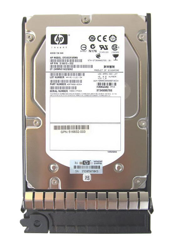 Жесткий диск HP 652617-001 450Gb SAS 3,5" HDD