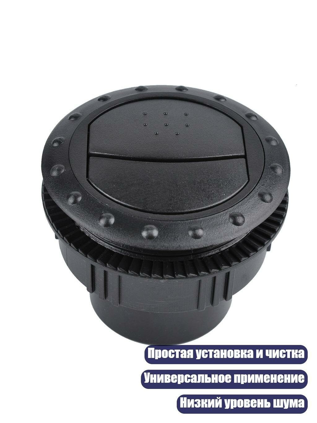 Воздушный дефлектор для автомобильной вентиляции, Черный