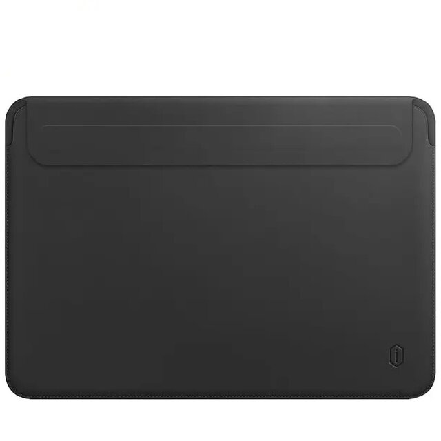 Чехол-папка WiWu Skin Pro II PU Leather Sleeve для MacBook Pro 16.2 M5 M4 M3 M2 M1 черный кожаный