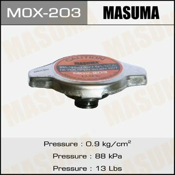 Крышка радиатора 0.9 kg cm MASUMA MOX-203