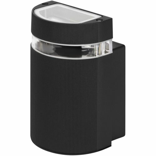 Светильник "Адрия" GBW-102-BL-0160 max 30Вт 1хGU10 IP54 230В 160х100х95мм уличный настен. вверх черн. Эра Б0069593