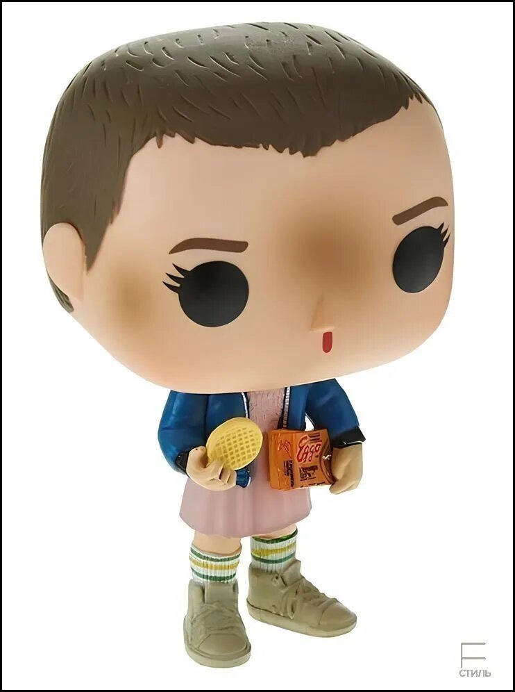 Коллекционная фигурка Eleven (Одиннадцать) с вафлями Eggo из сериала Stranger Things