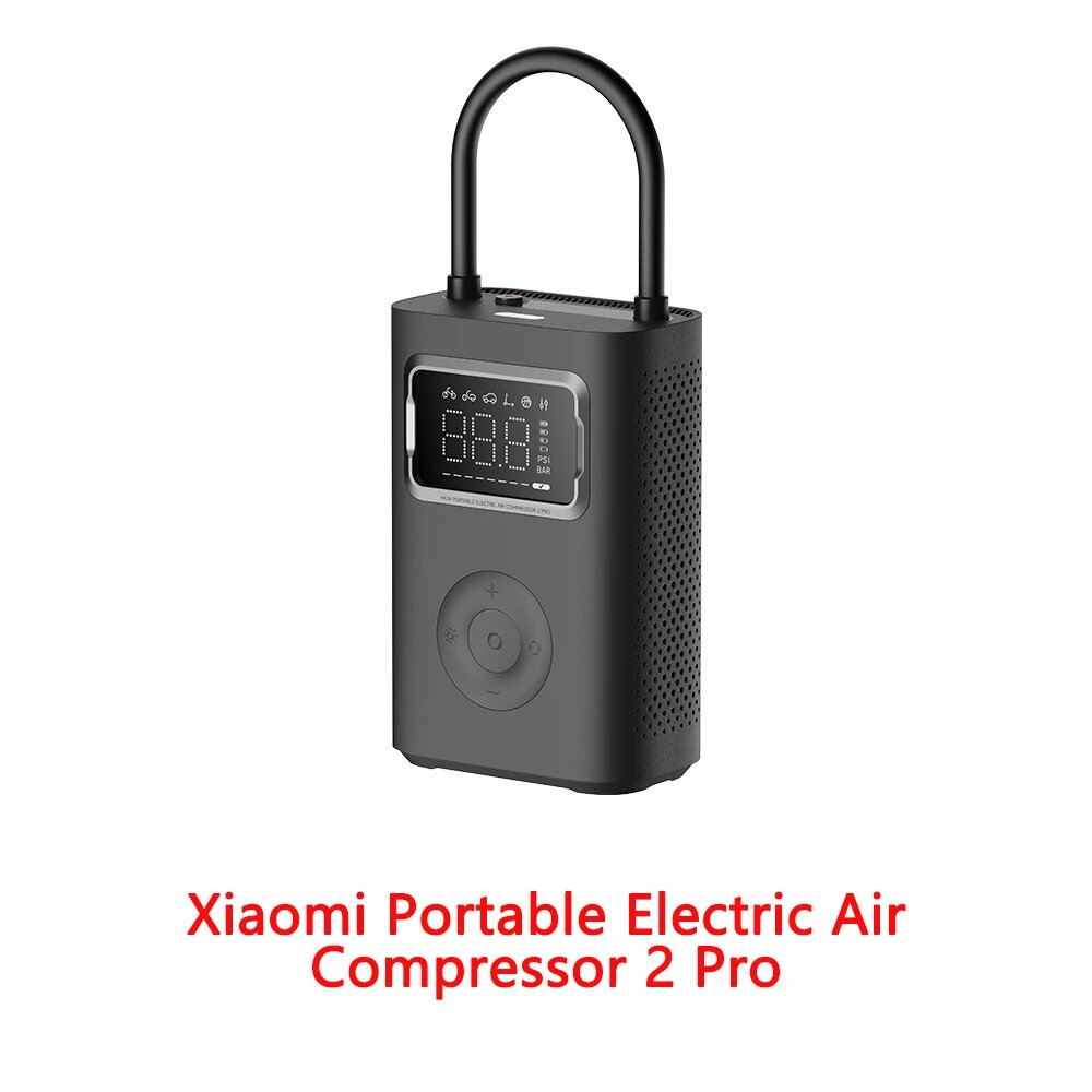 Портативный Электрический Компрессор Mijia Air Pump 2 Pro, 150 Фунтов На Кв. Дюйм, Для Мотоциклов, Автомобилей