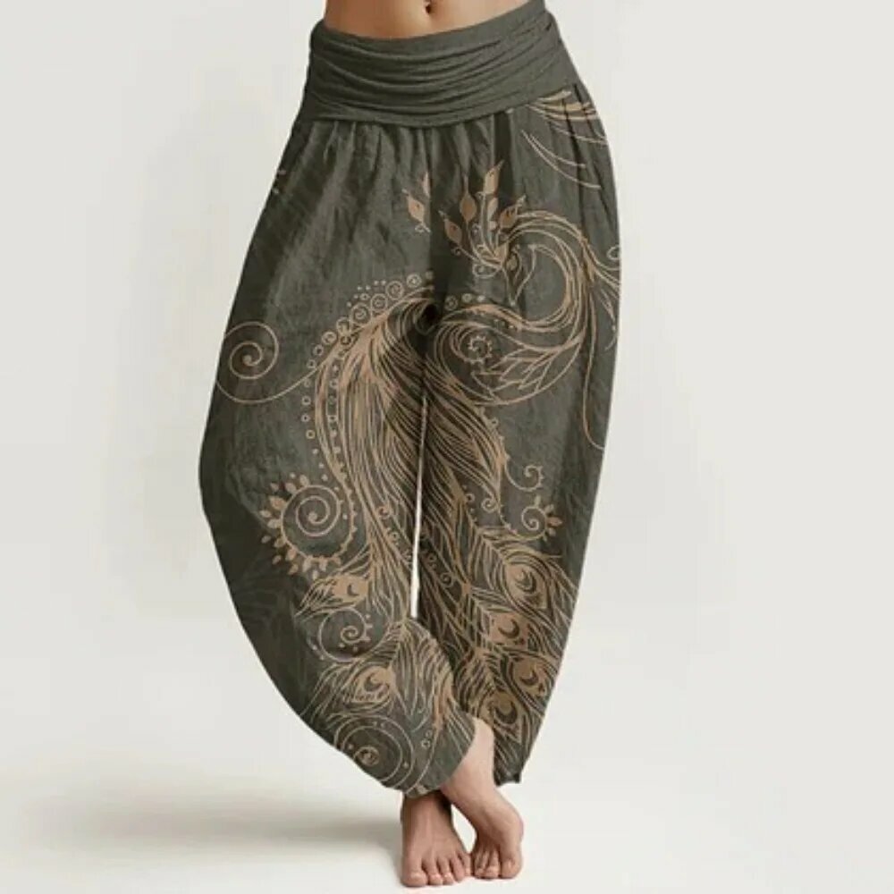 Женские шаровары SOSHIRL, принт paisley, XXL, цвет Pants 20