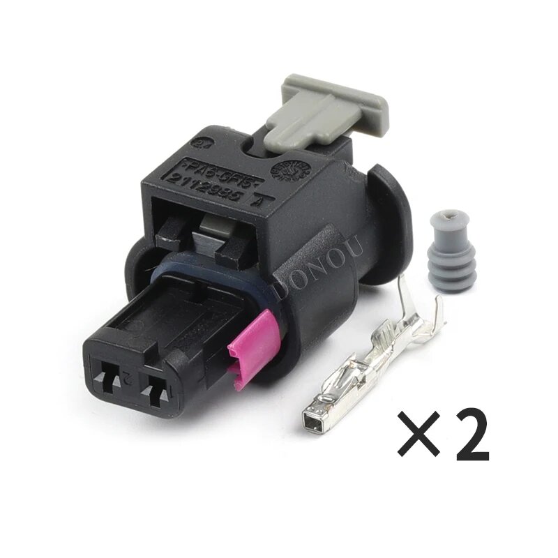Разъем DJ7023WA-1.2-21, 2-контактный, для VW Audi