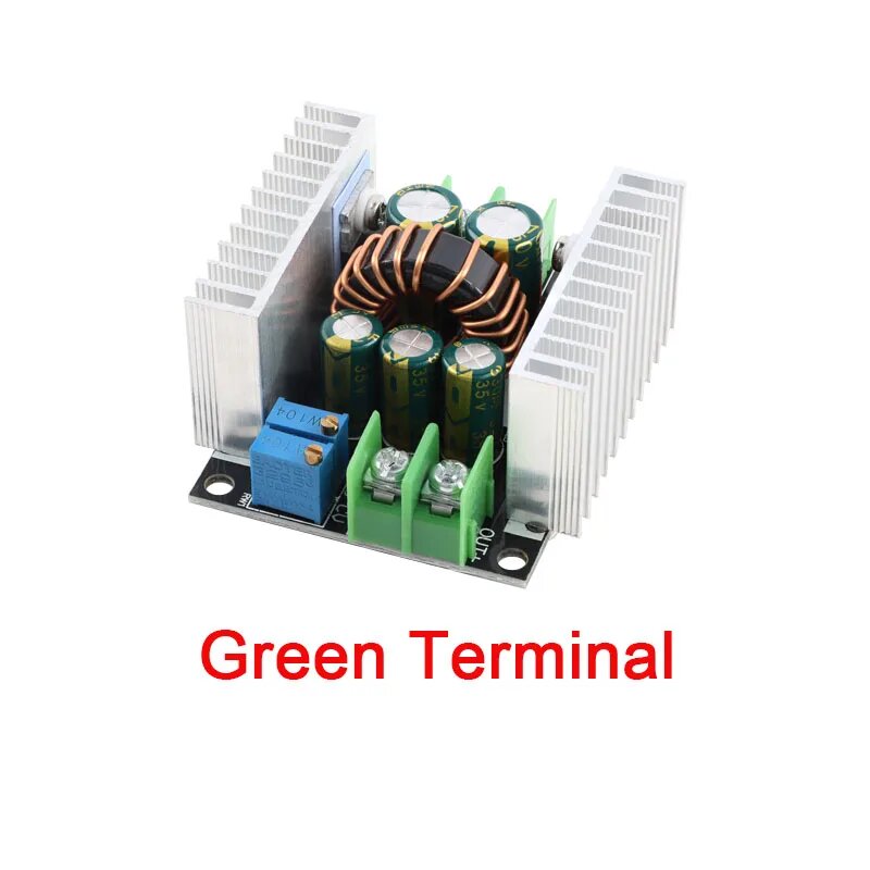 DC-DC регулятор напряжения 300Вт 20А, Green Terminal