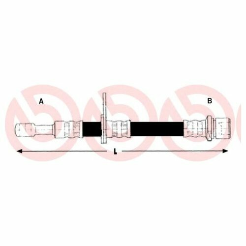 Шланг тормозной Brembo T78028 для Subaru Impreza, Legacy III, IV, Outback