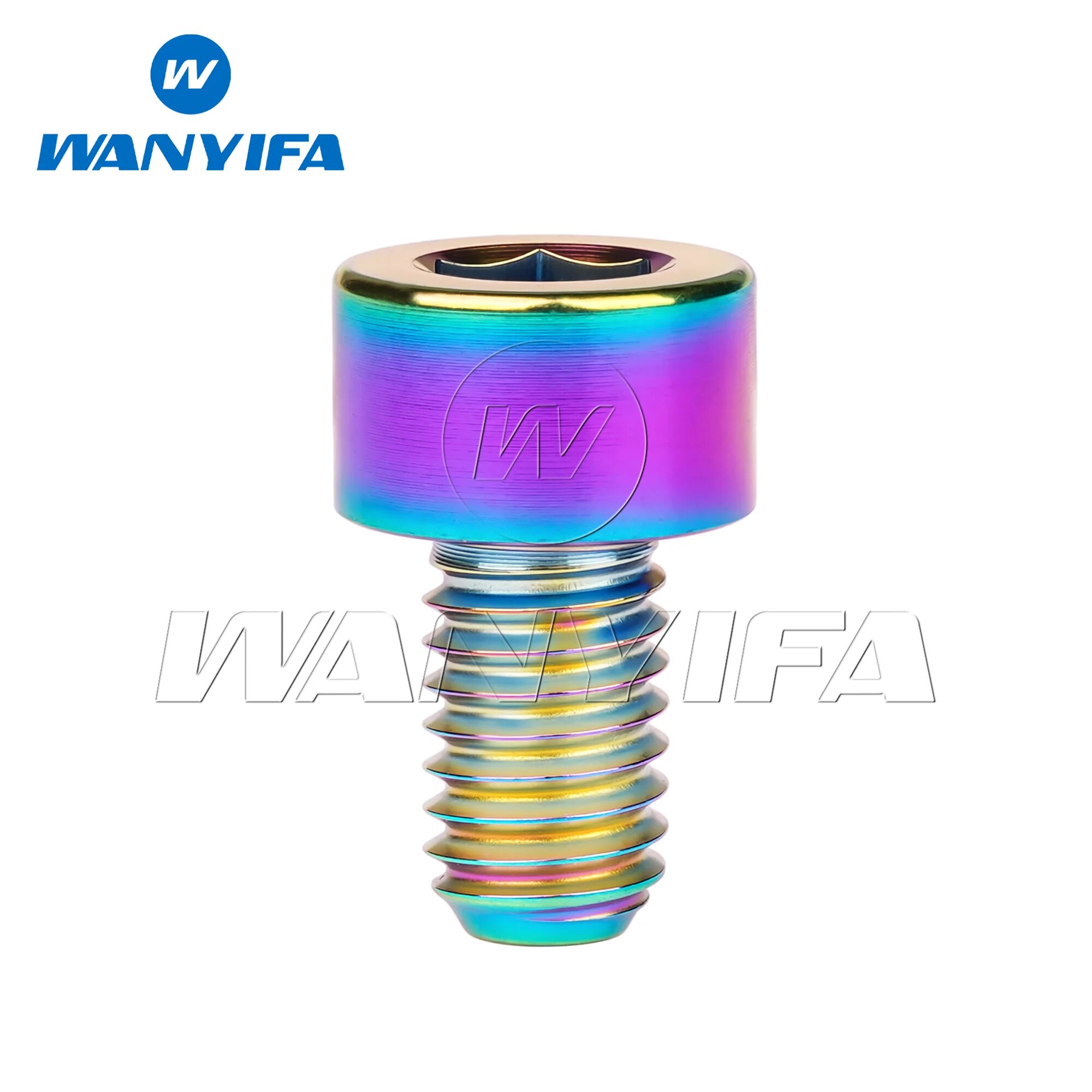 Титановые болты Wanyifa M3x 6-20 мм Мульти, Rainbow, 6mm
